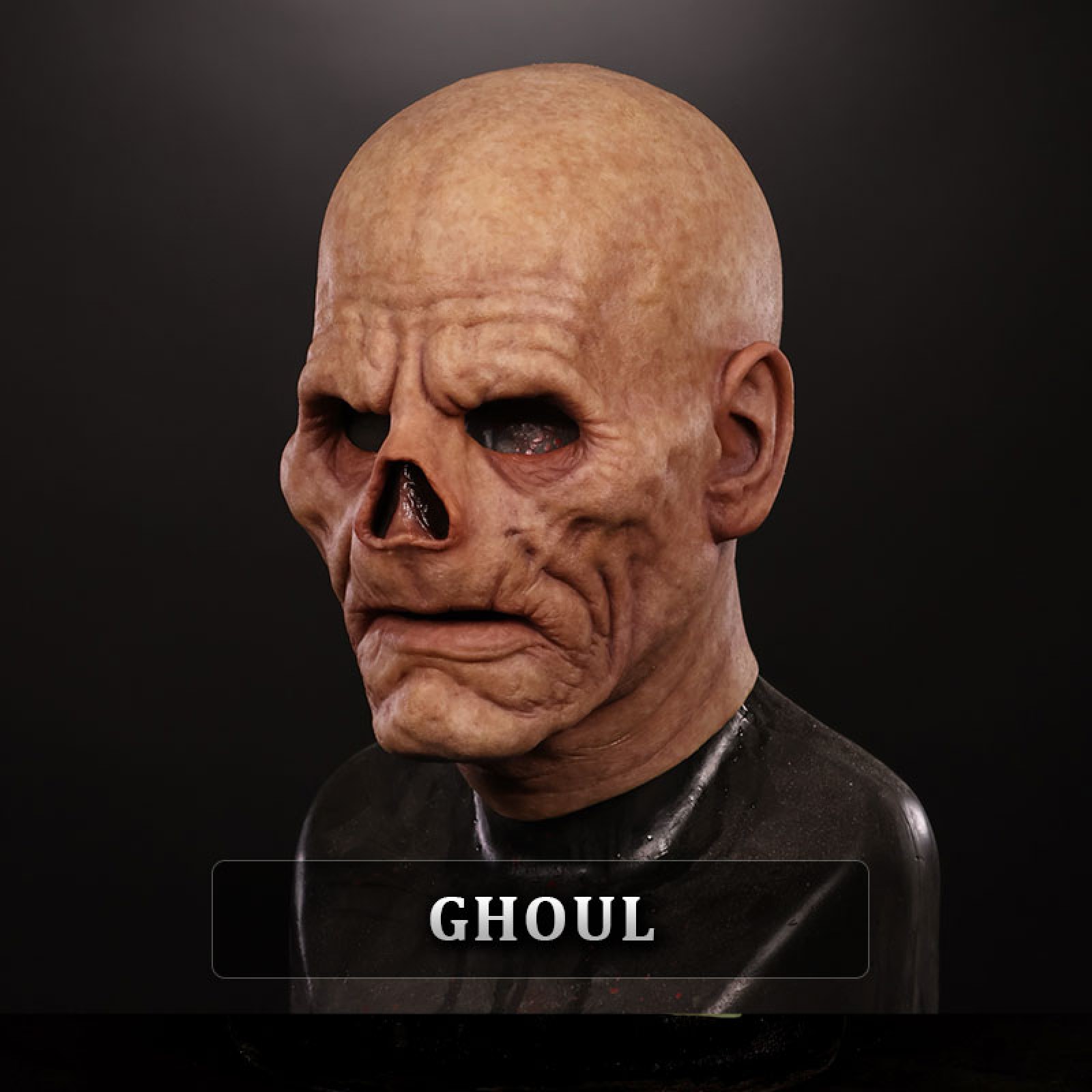 Shadowman Silicone Half Mask