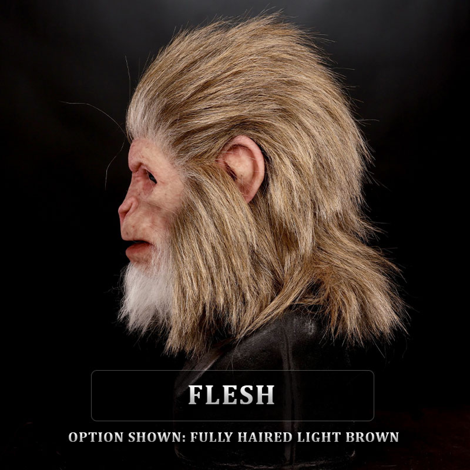 Simian Silicone Half Mask