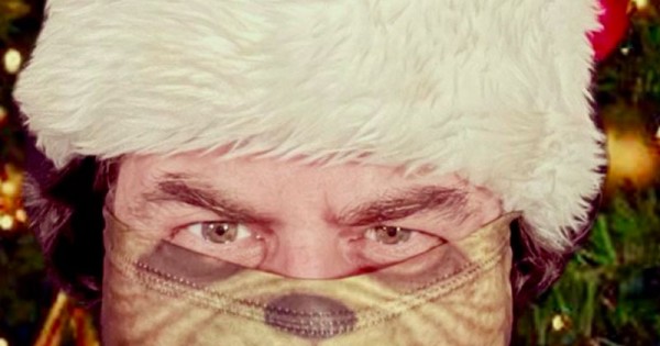 Christmas Grouch Cloth Face Mask