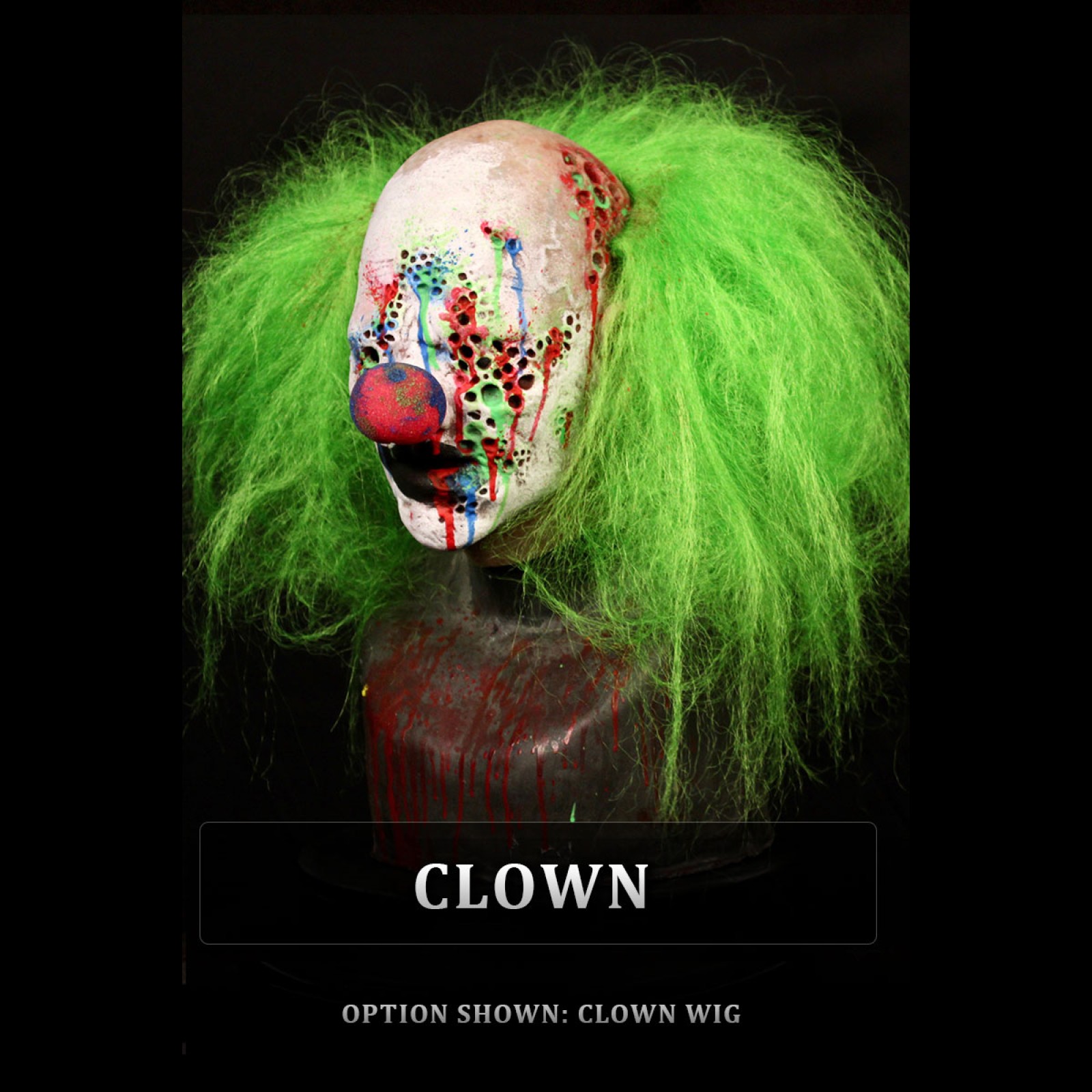 Crater Face Silicone Half Mask