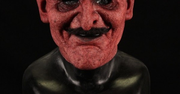 IN STOCK - Ringmaster Hellskin with Brows mustache horns