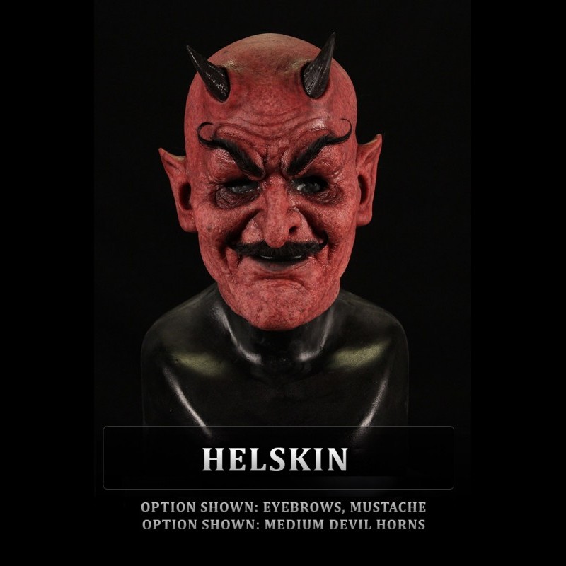 IN STOCK - Ringmaster Hellskin with Brows mustache horns