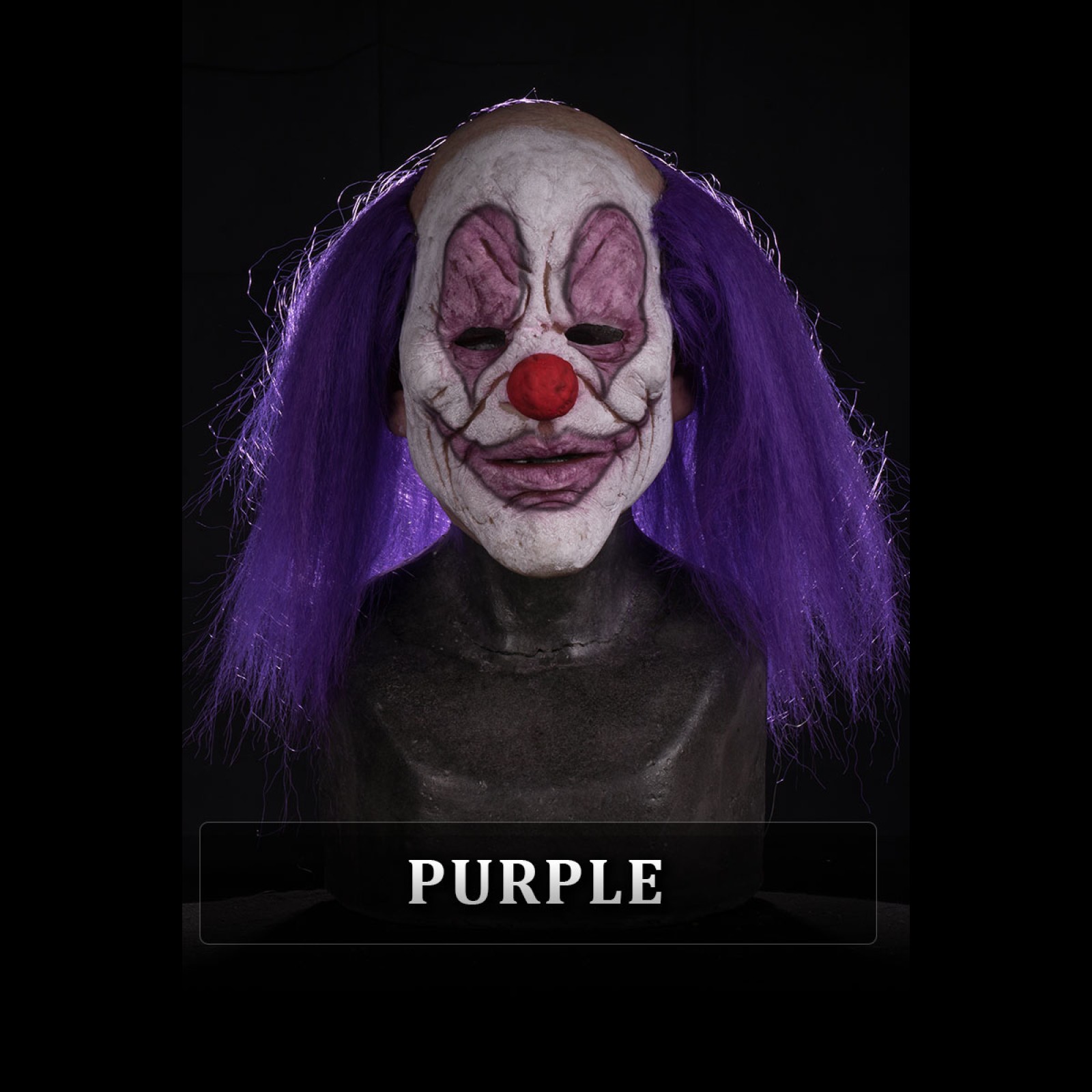 Whispers the Clown Silicone Half Mask